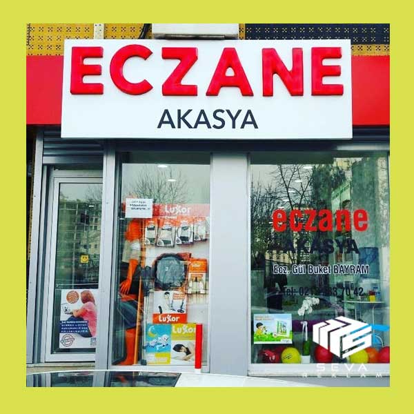 Eczane tabelası | Seva Reklam - İstanbul Reklam Tabelacı